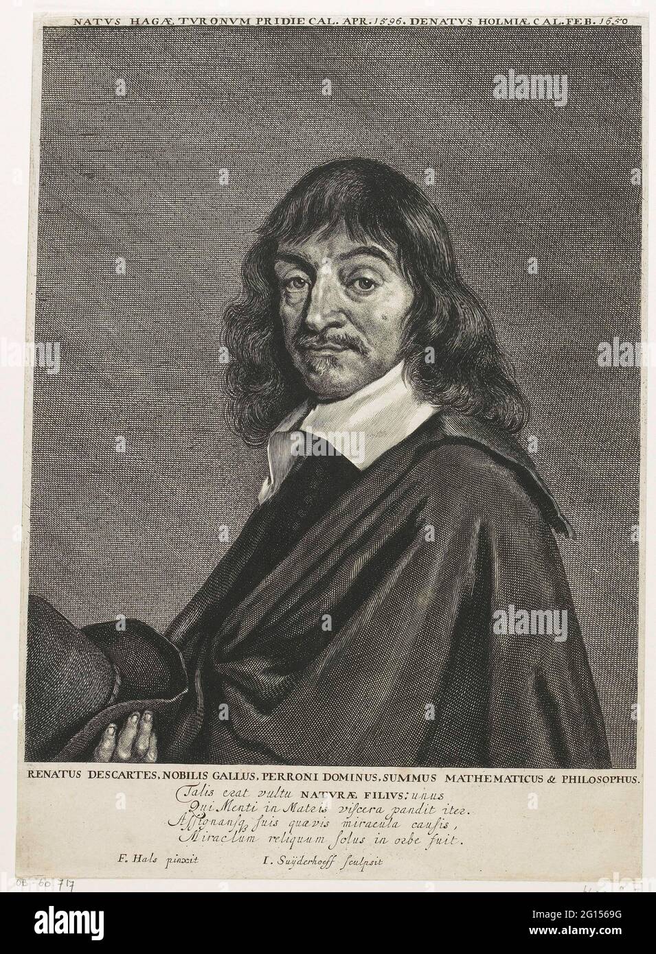 Portrait of René Descartes. Portrait of René Descartes, mathematician ...