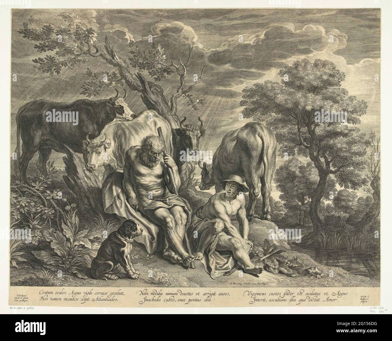 Mercury and Argus. Argus falls asleep and Mercury grabs to his sword to ...