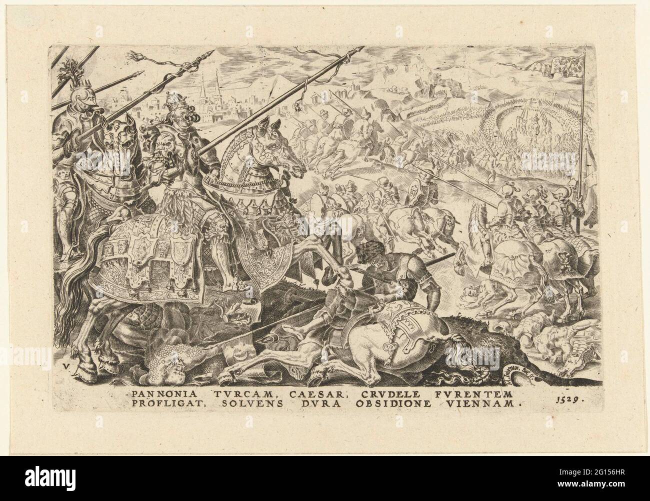 Appetlation of Vienna, 1529; Victories of Charles V; Divi Caroli. V ...