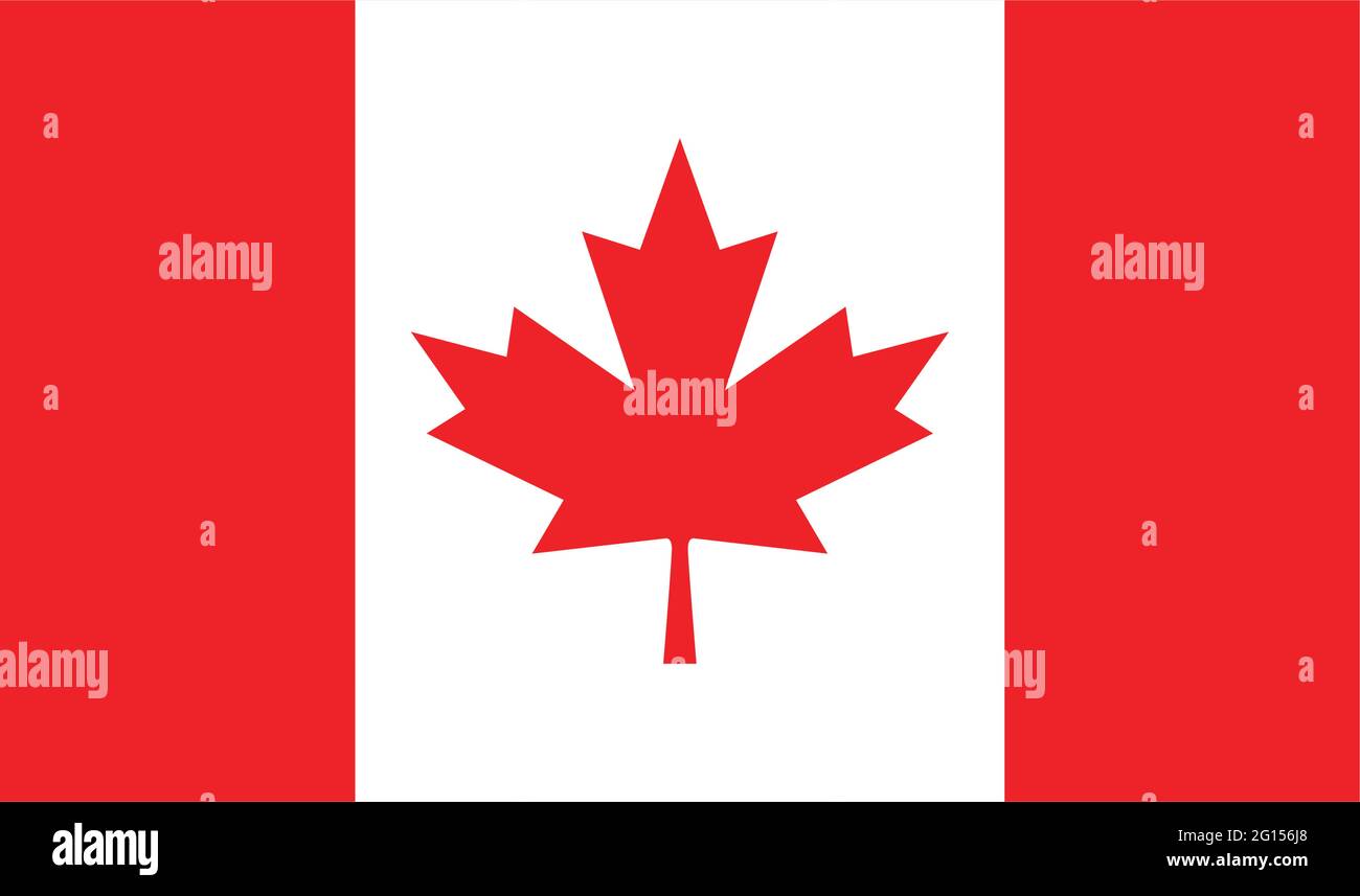canadian flag emblem Stock Vector Image & Art - Alamy
