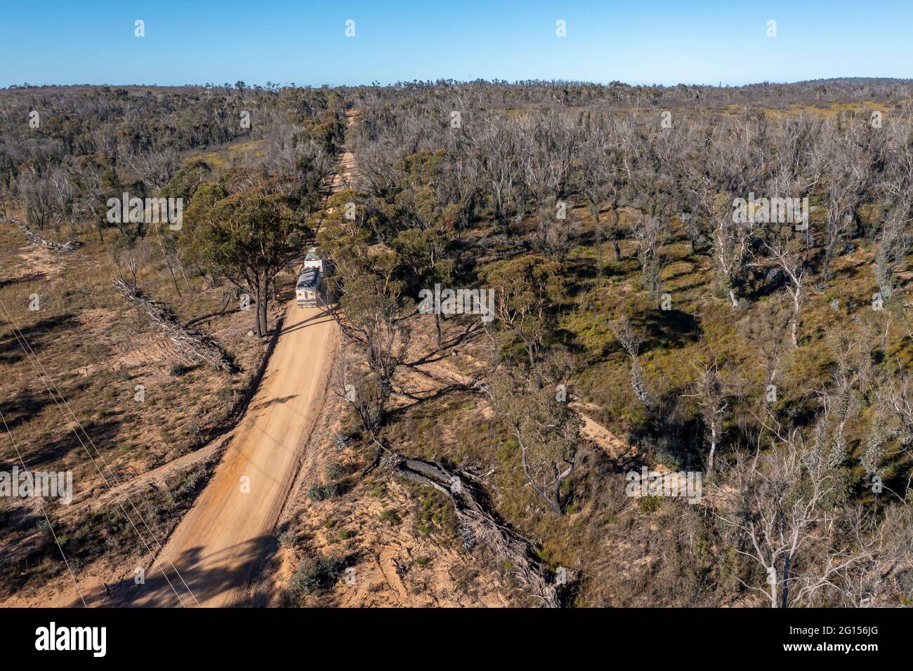 Bushfire outback australia aerial hi-res stock photography and images ...