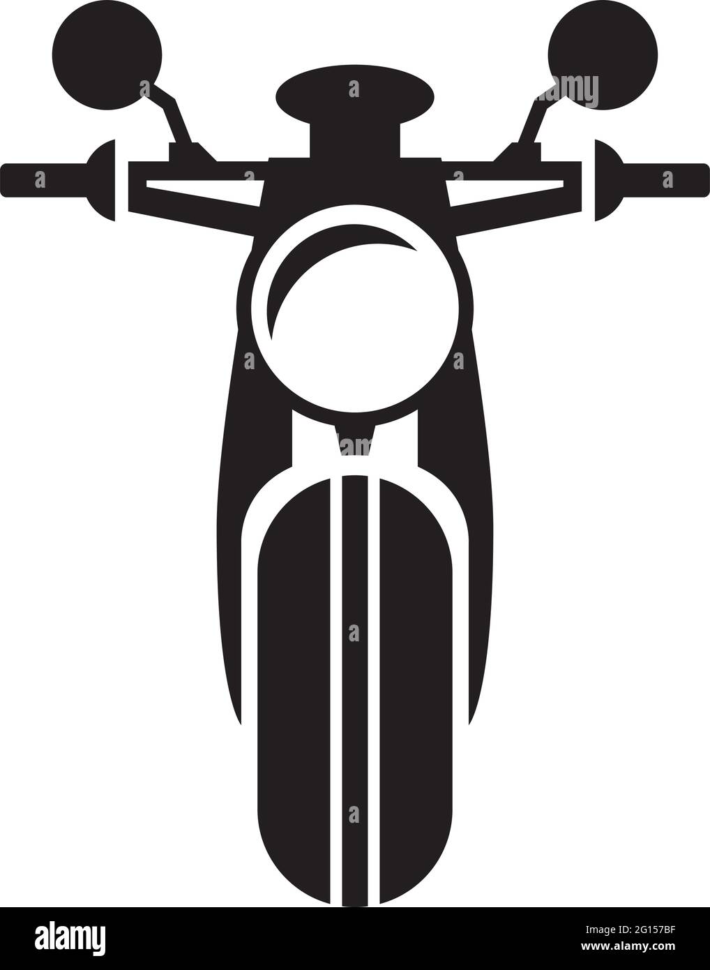 Chopper Motorcycle Silhouette