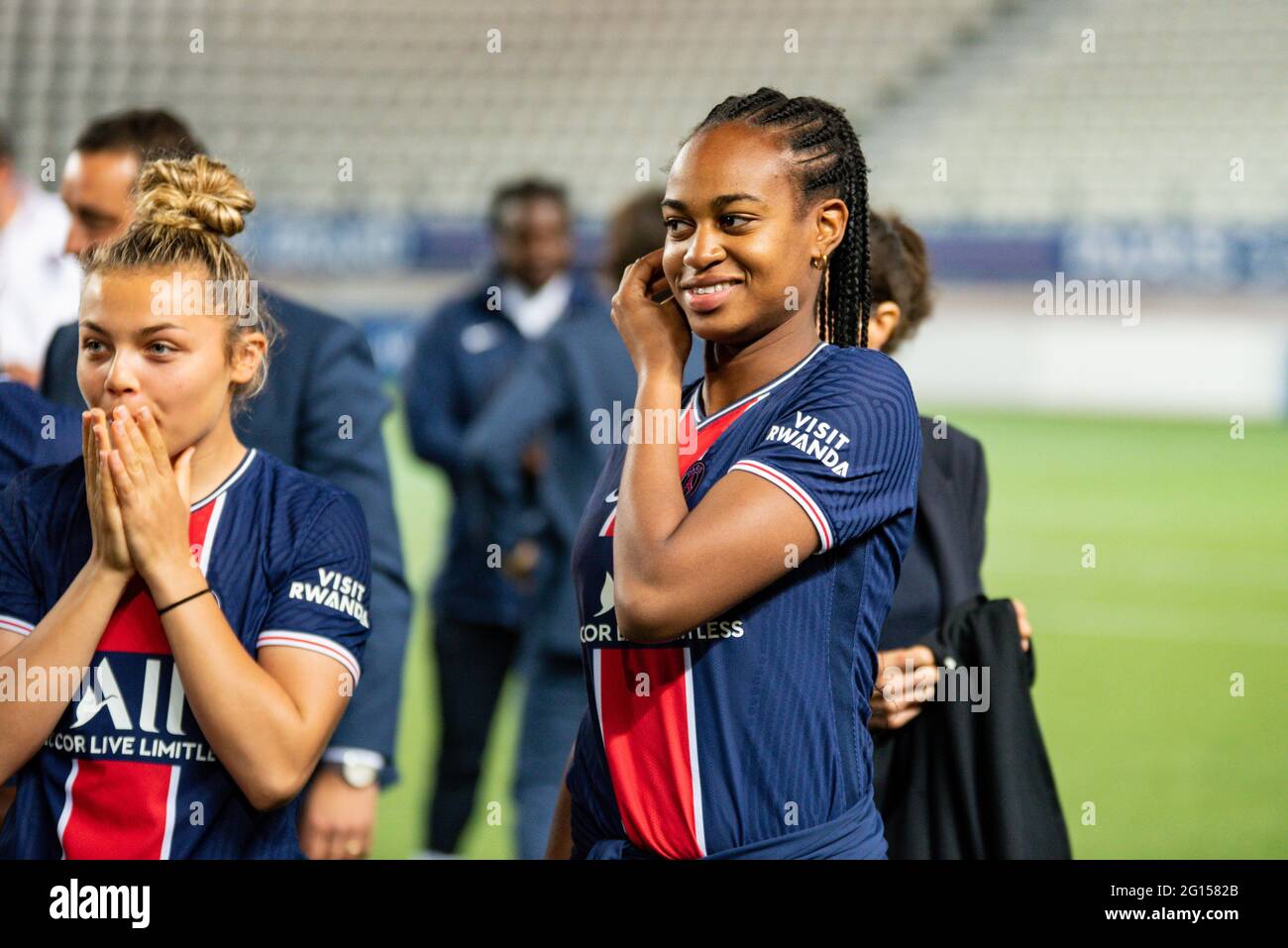 Paris, France. 04th June, 2021. Marie Antoinette Katoto of Paris Saint ...