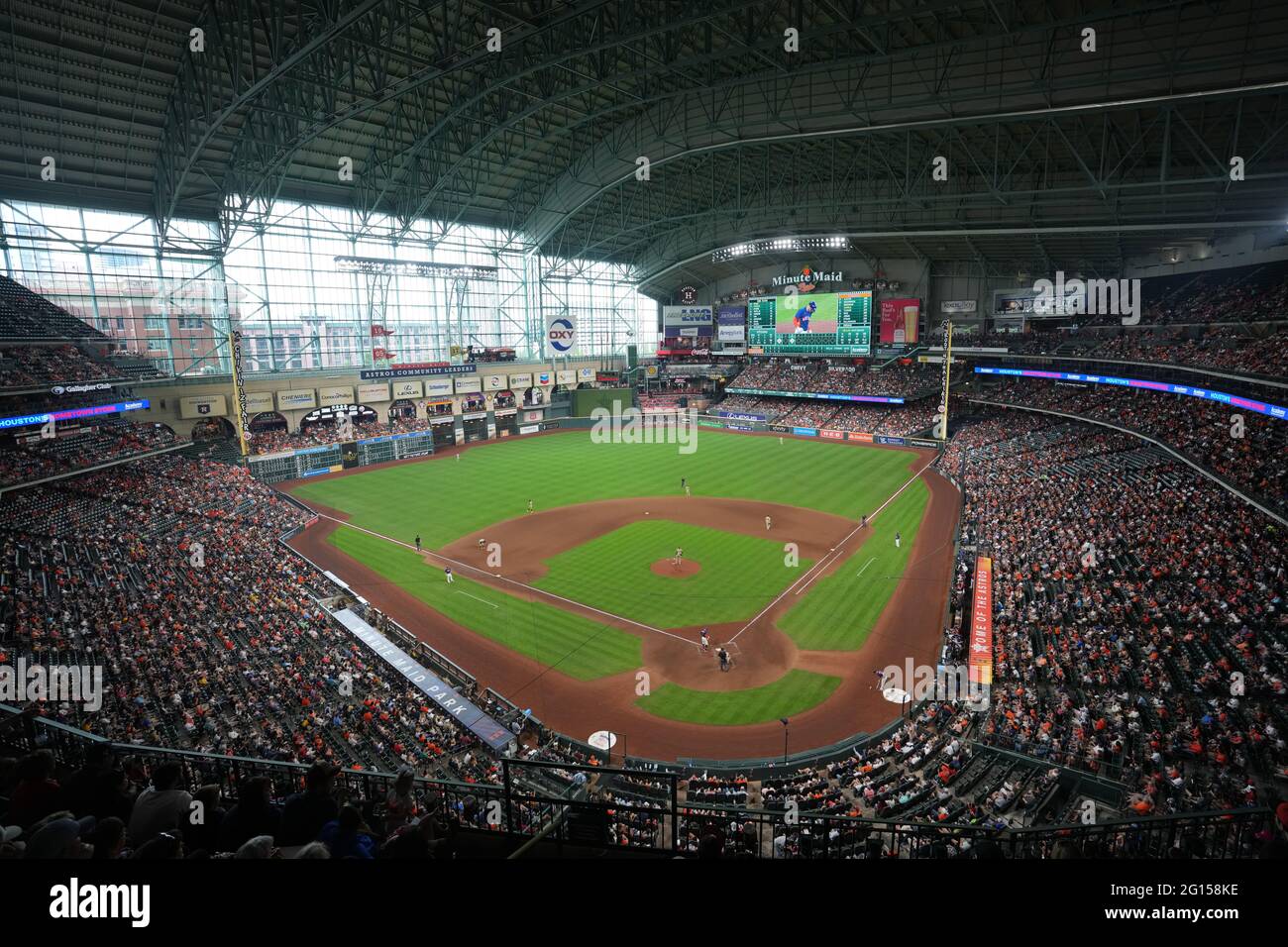 Houston Astros Stadium Roof Astros Fans Like The Open Roof At Minute