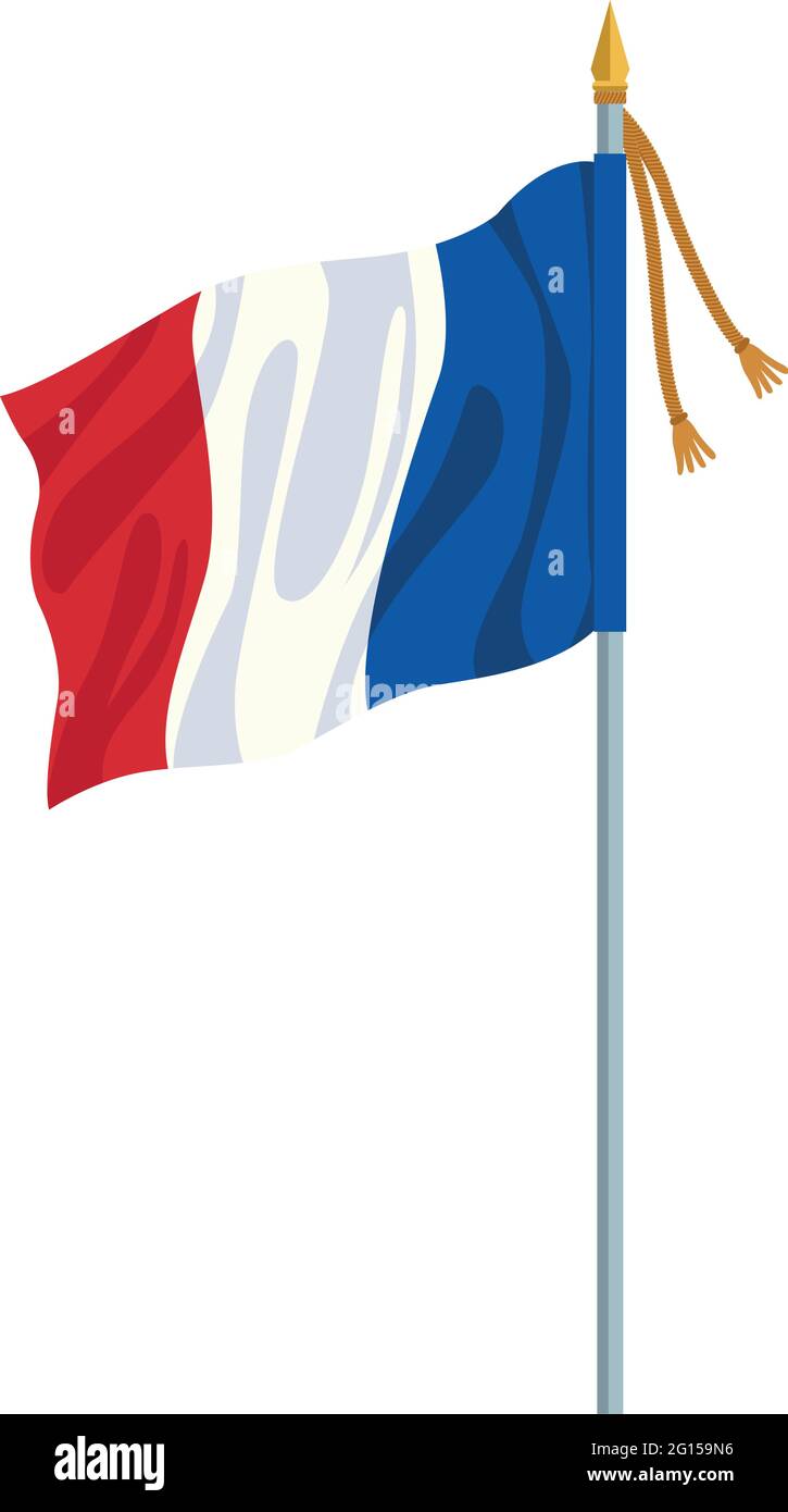 france flag waving Stock Vector Image & Art - Alamy