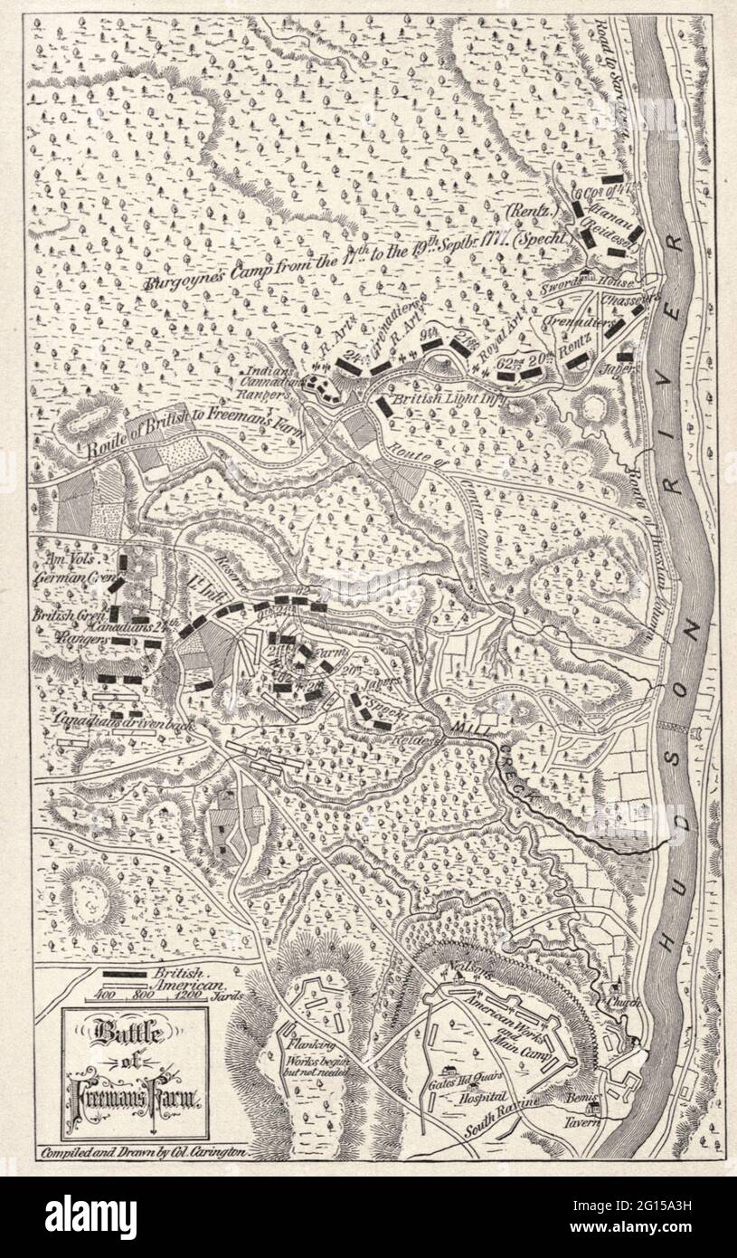 Map freeman's farm hi-res stock photography and images - Alamy