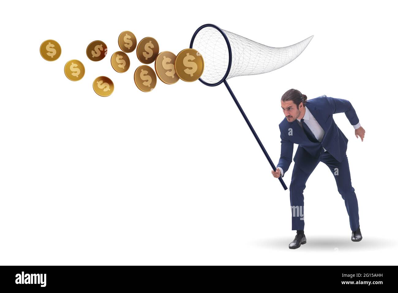 Money butterfly net Cut Out Stock Images & Pictures - Alamy