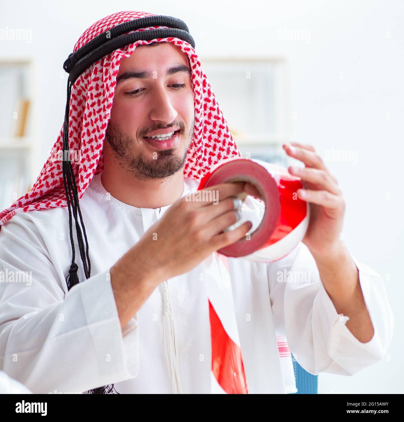 The arab engineer working on new project Stock Photo - Alamy
