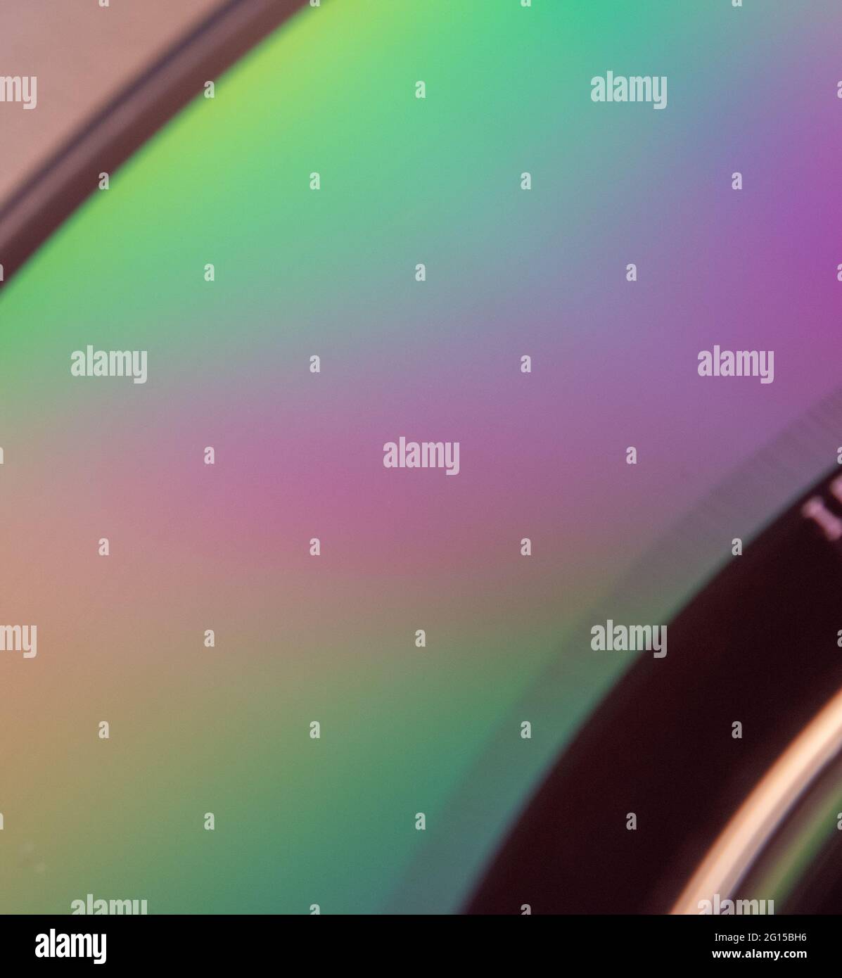 rainbow refracted light on cd rom / dvd Stock Photo - Alamy
