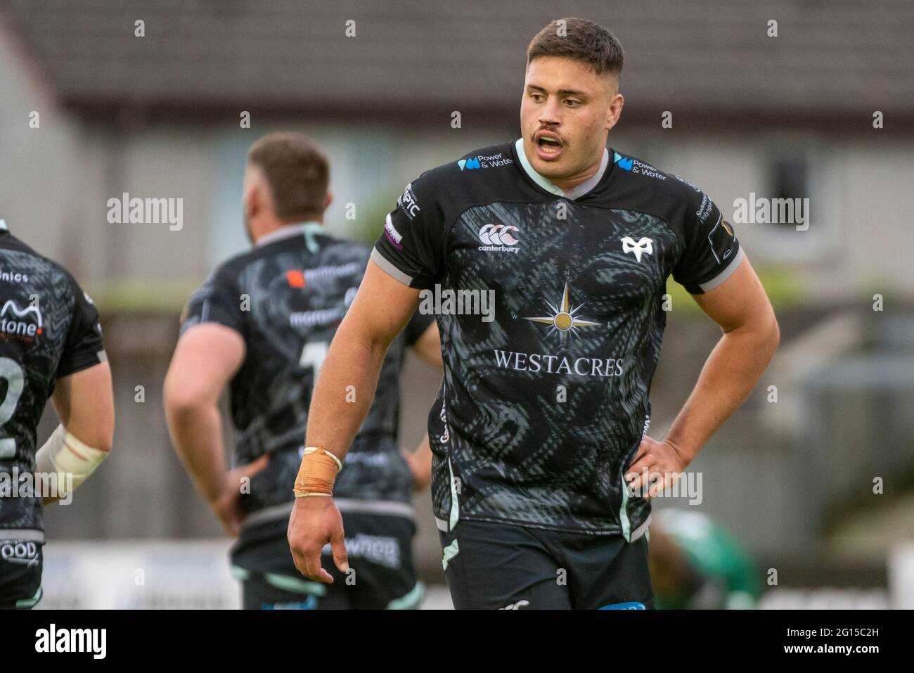 Galway, Ireland. 04th June, 2021. Ethan ROOTS of Ospreys during the ...