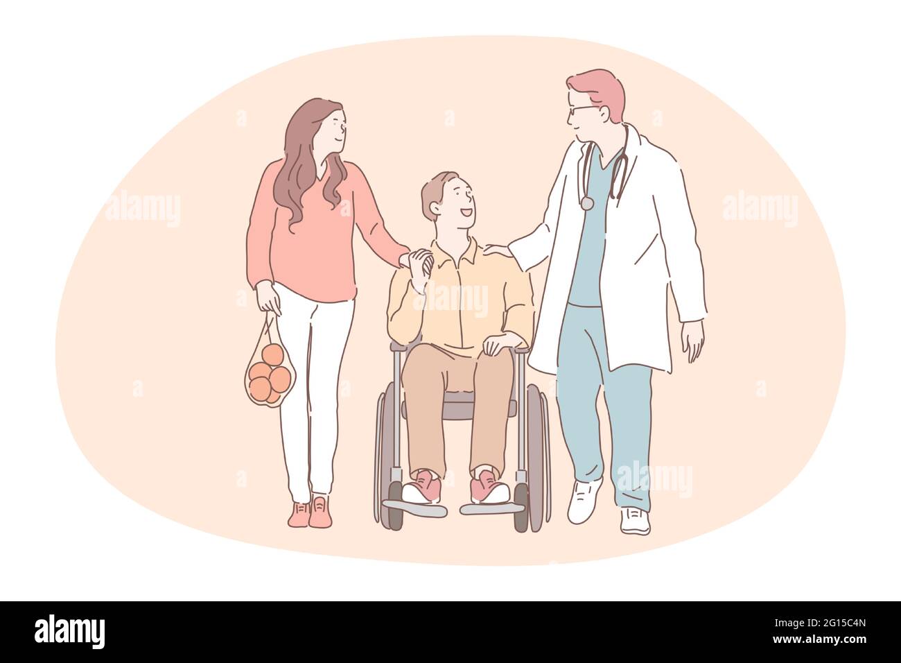 Disabled people on wheelchair living happy active lifestyle concept ...