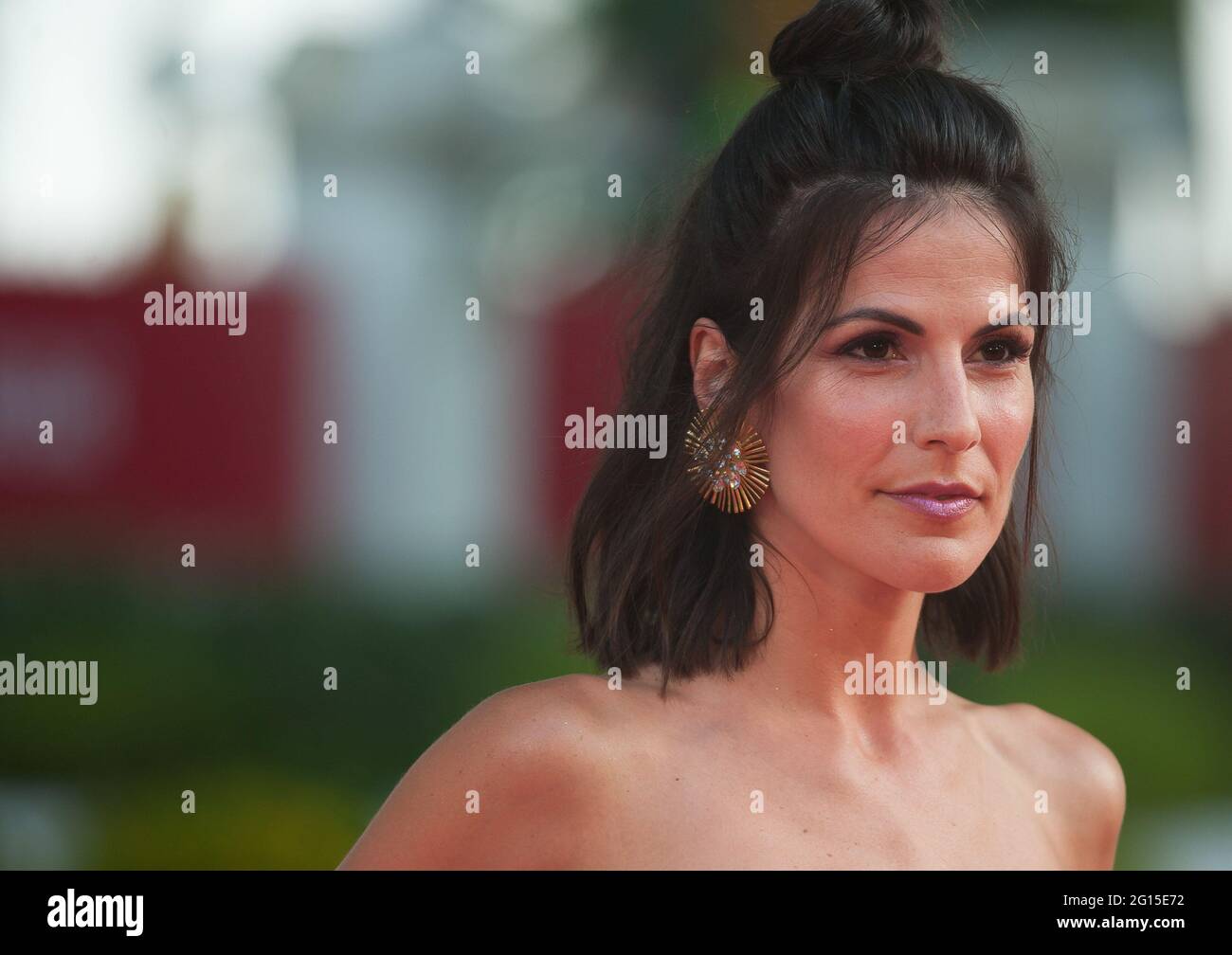 Malaga, Spain. 04th June, 2021. Spanish actress, Noemi Ruiz poses for ...