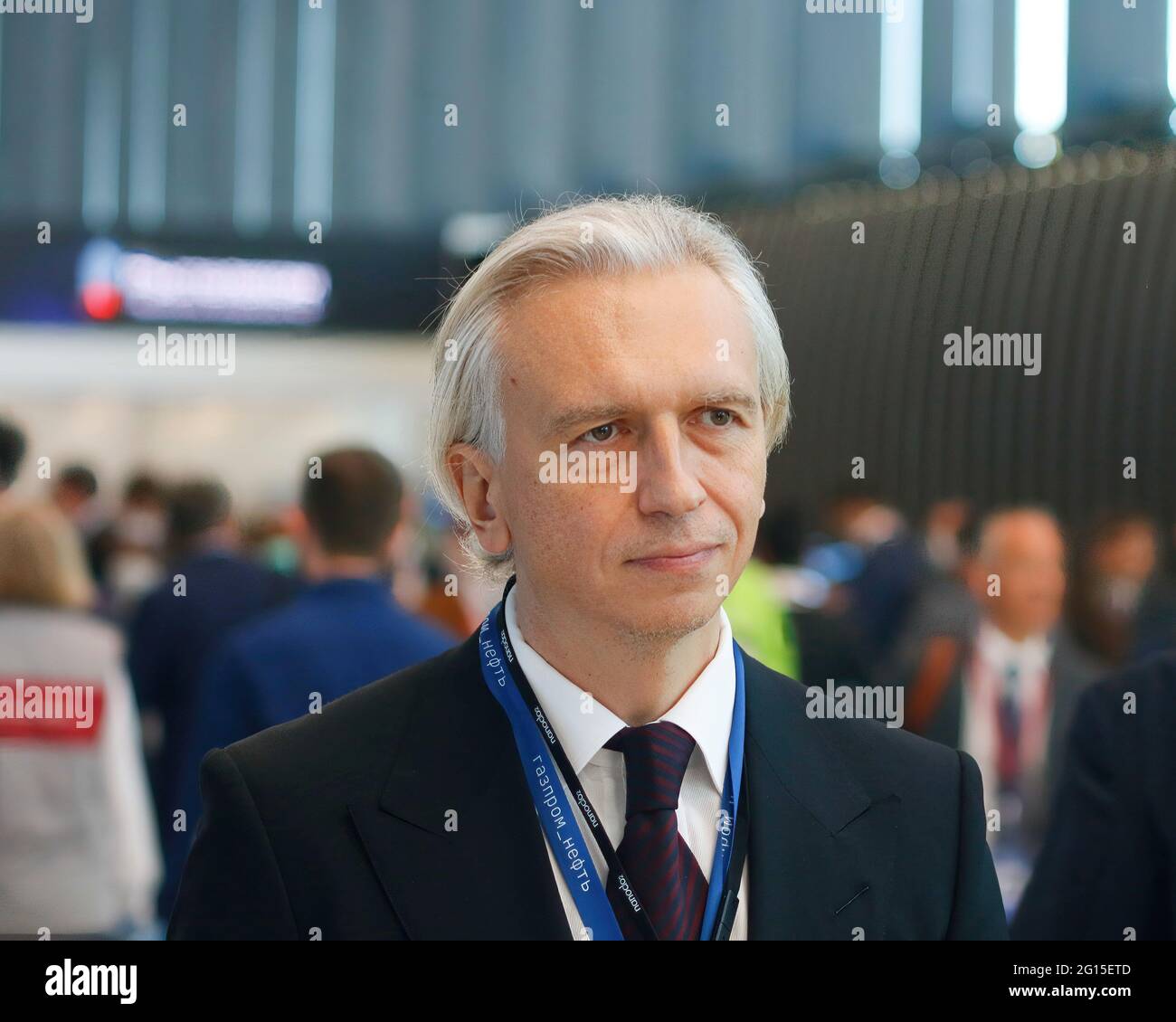 Saint Petersburg, Russia. 04th June, 2021. Alexander Dyukov, Russian ...