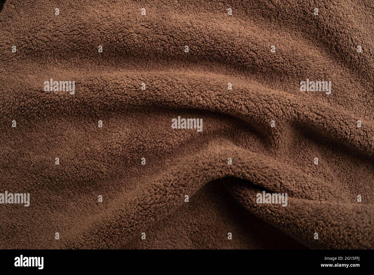 brown fabric texture background, abstract, closeup texture of cloth ...