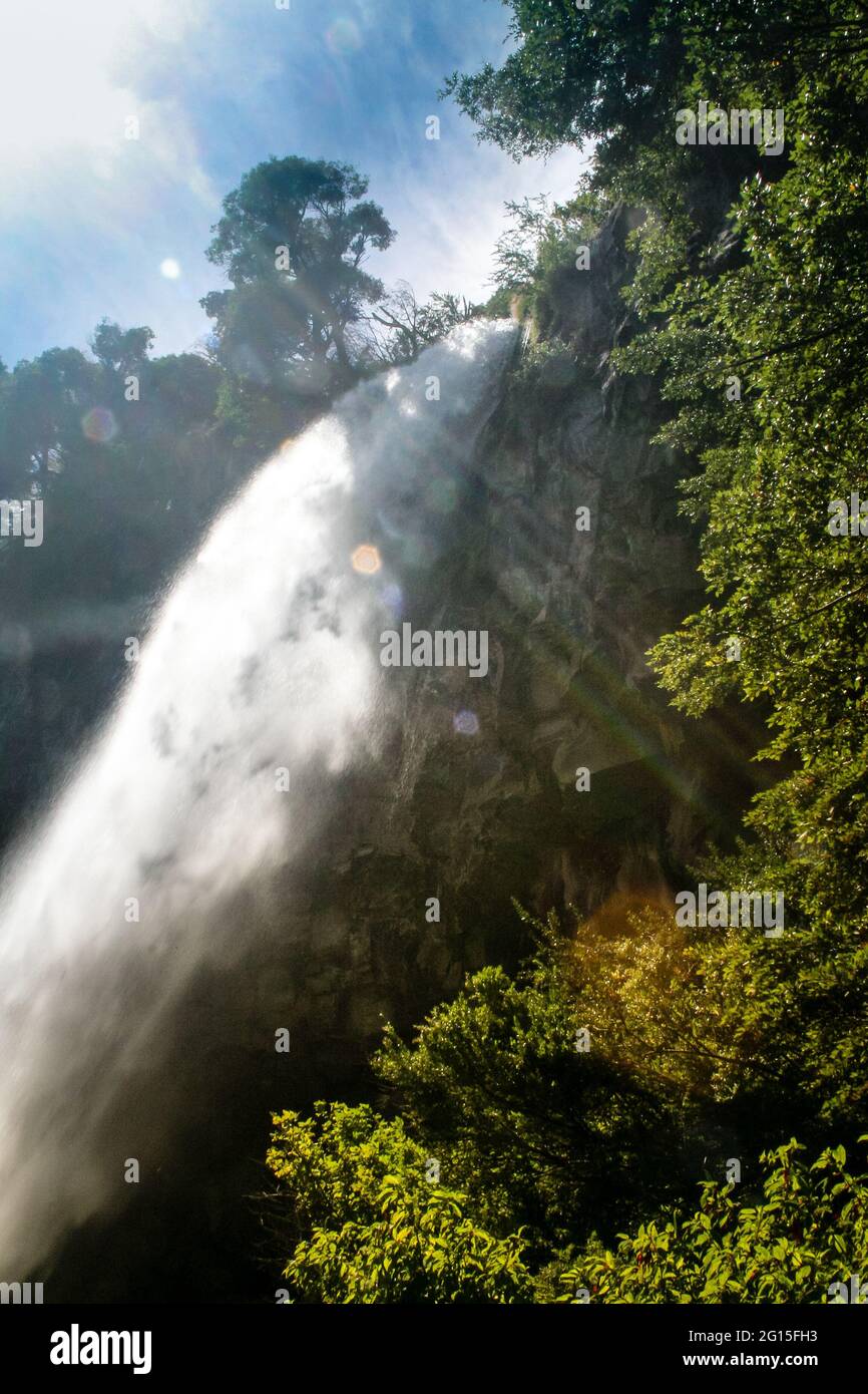 Waterfall in Patagonia Argentina Stock Photo - Alamy