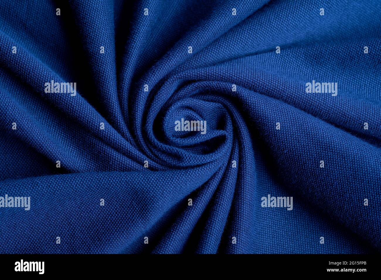 blue fabric texture background, abstract, closeup texture of cloth ...