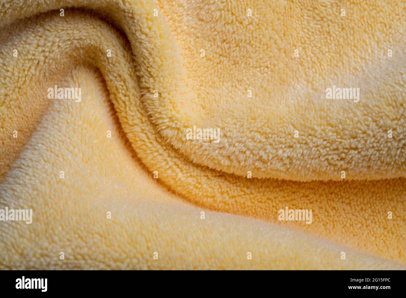 yellow fabric texture background, abstract, closeup texture of cloth ...