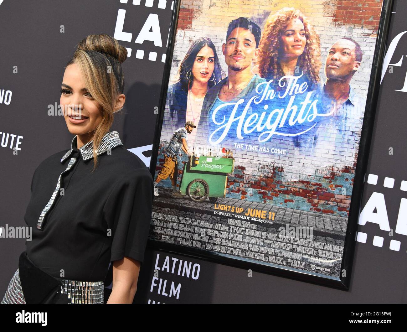 Leslie Grace arrives at the 2021 Los Angeles Latino International Film ...
