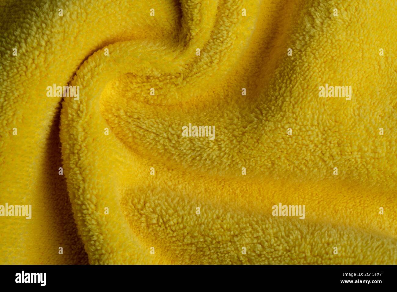 yellow fabric texture background, abstract, closeup texture of cloth ...