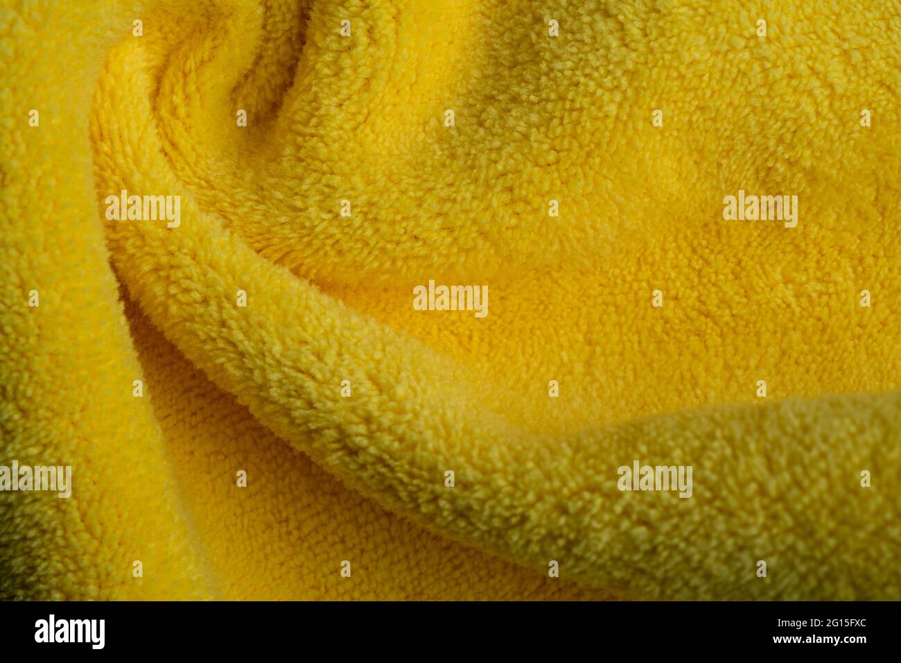 yellow fabric texture background, abstract, closeup texture of cloth ...