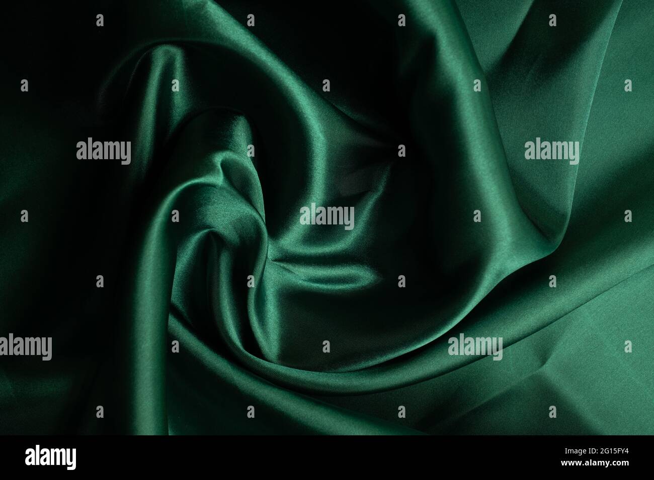 green fabric texture background, abstract, closeup texture of cloth ...