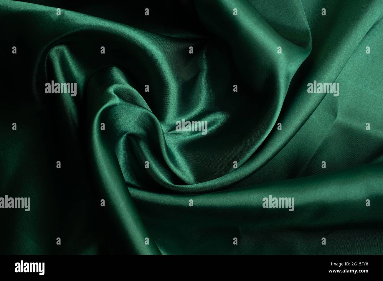 green fabric texture background, abstract, closeup texture of cloth ...