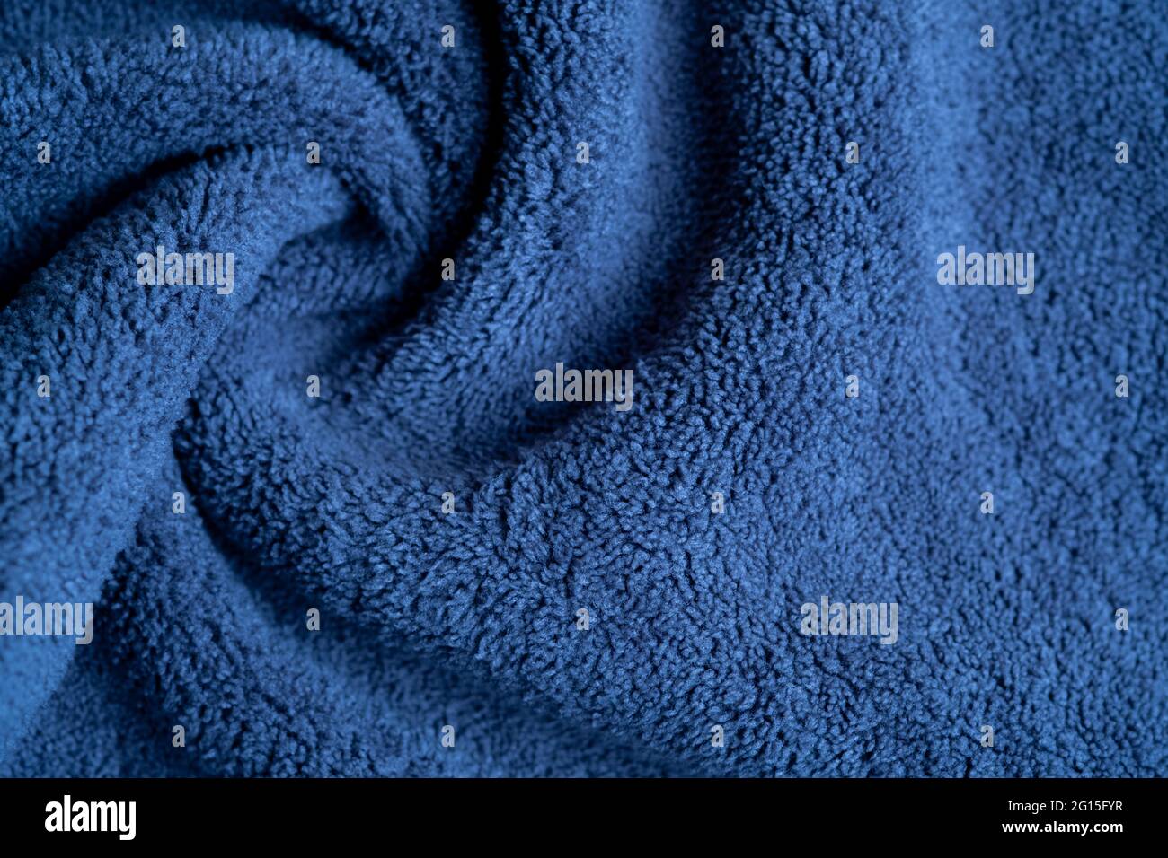 blue fabric texture background, abstract, closeup texture of cloth ...