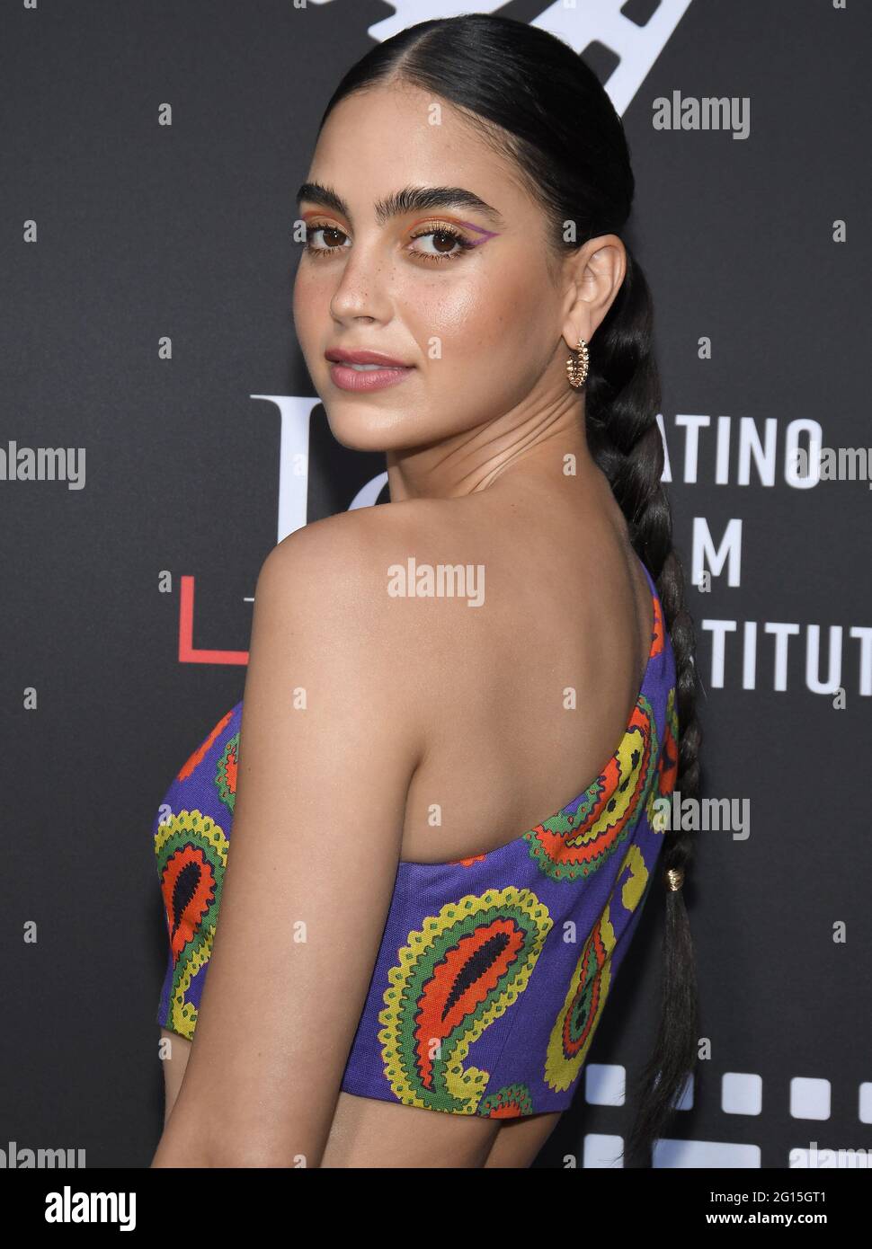 Melissa Barrera arrives at the 2021 Los Angeles Latino International ...