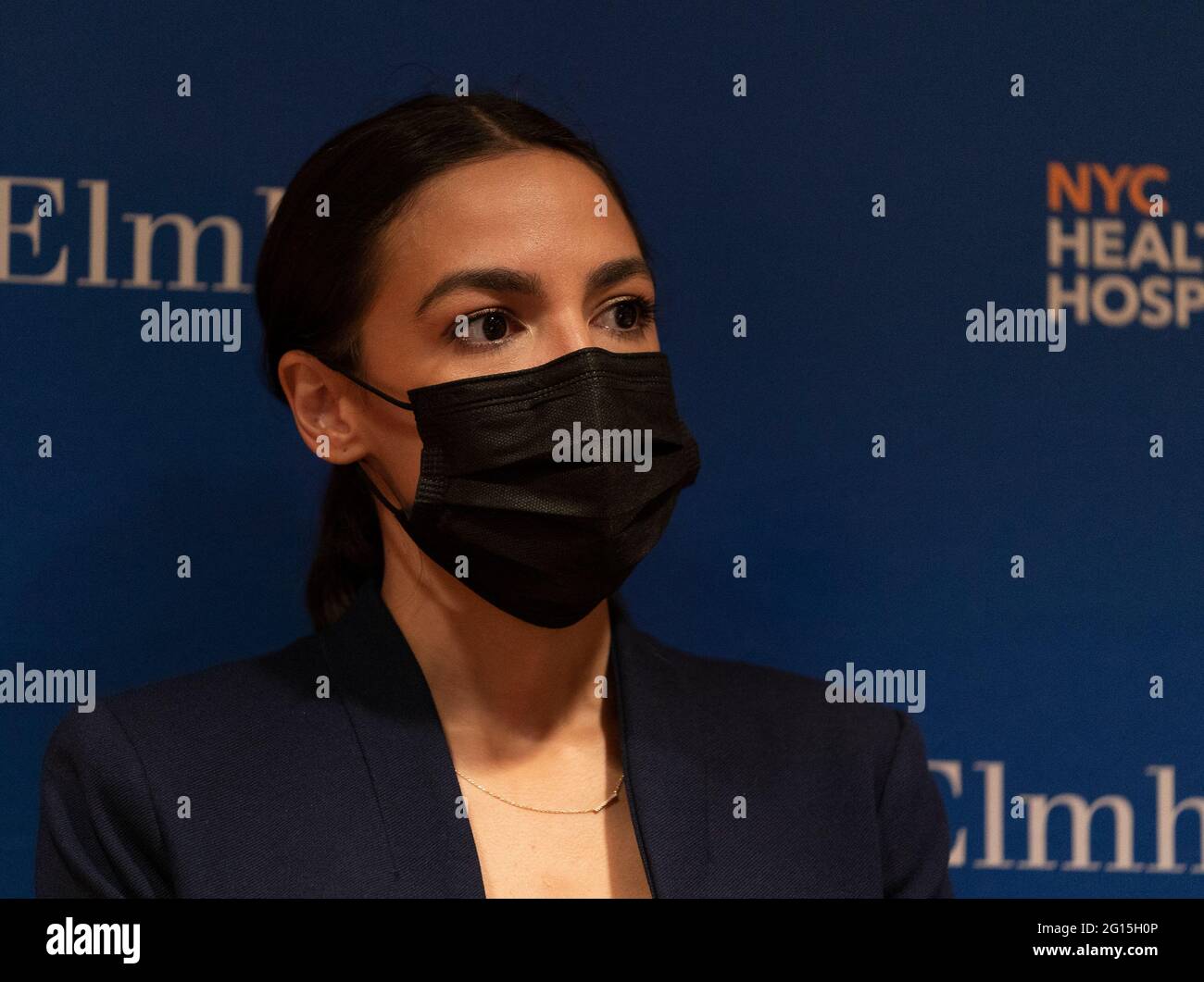 New York, USA. 04th June, 2021. Representative Alexandria Ocasio-Cortez ...