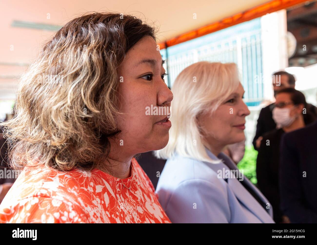 New York, NY - June 4, 2021: Representative Grace Meng and other ...