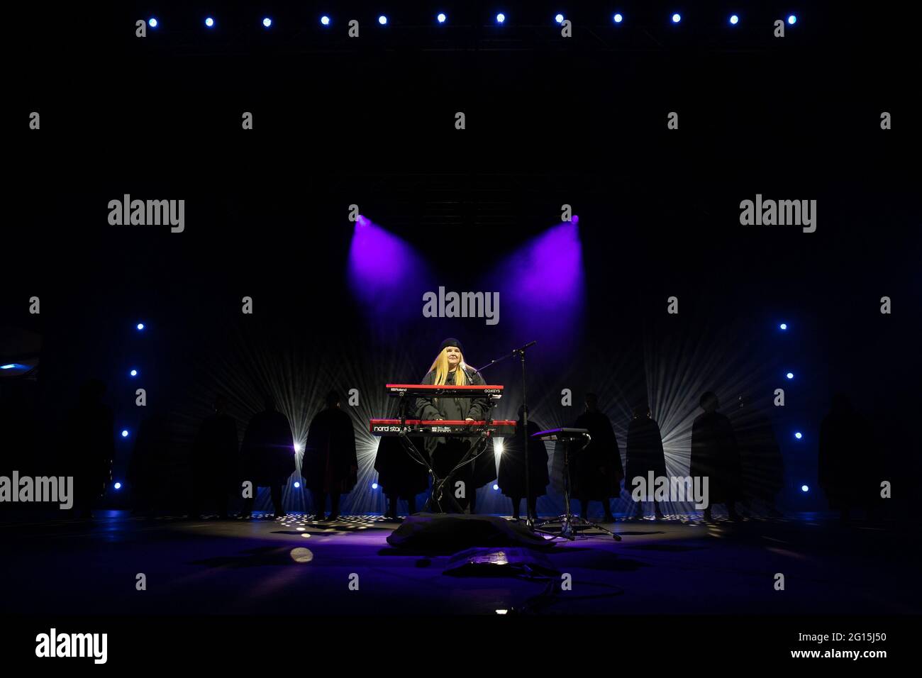 Tones And I, an award winning female Australian pop singer performs a ...