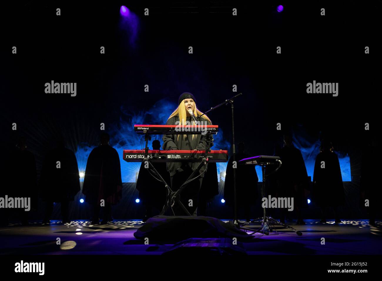 Tones And I, an award winning female Australian pop singer performs a ...
