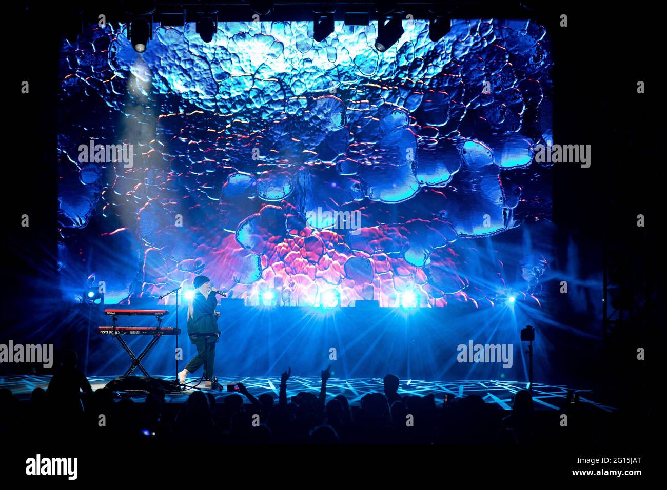 Tones And I, an award winning female Australian pop singer performs a ...