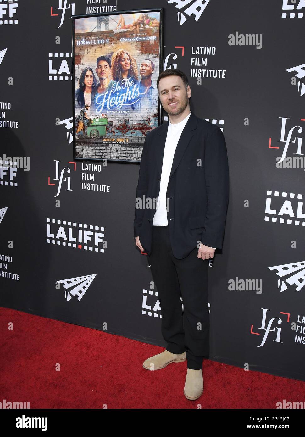 Christopher Scott arrives at the 2021 Los Angeles Latino International ...
