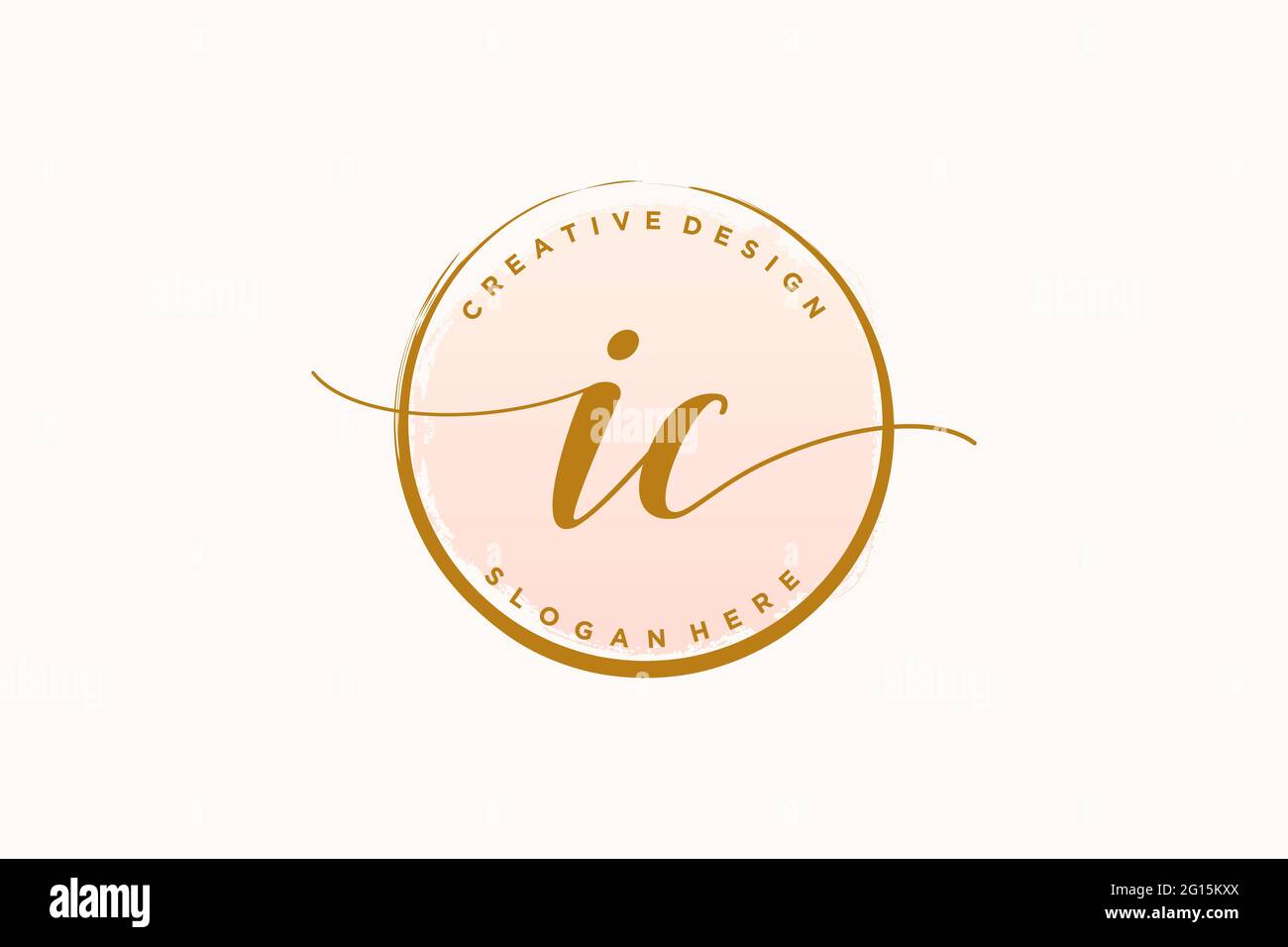 Letter ic logo Cut Out Stock Images & Pictures - Alamy