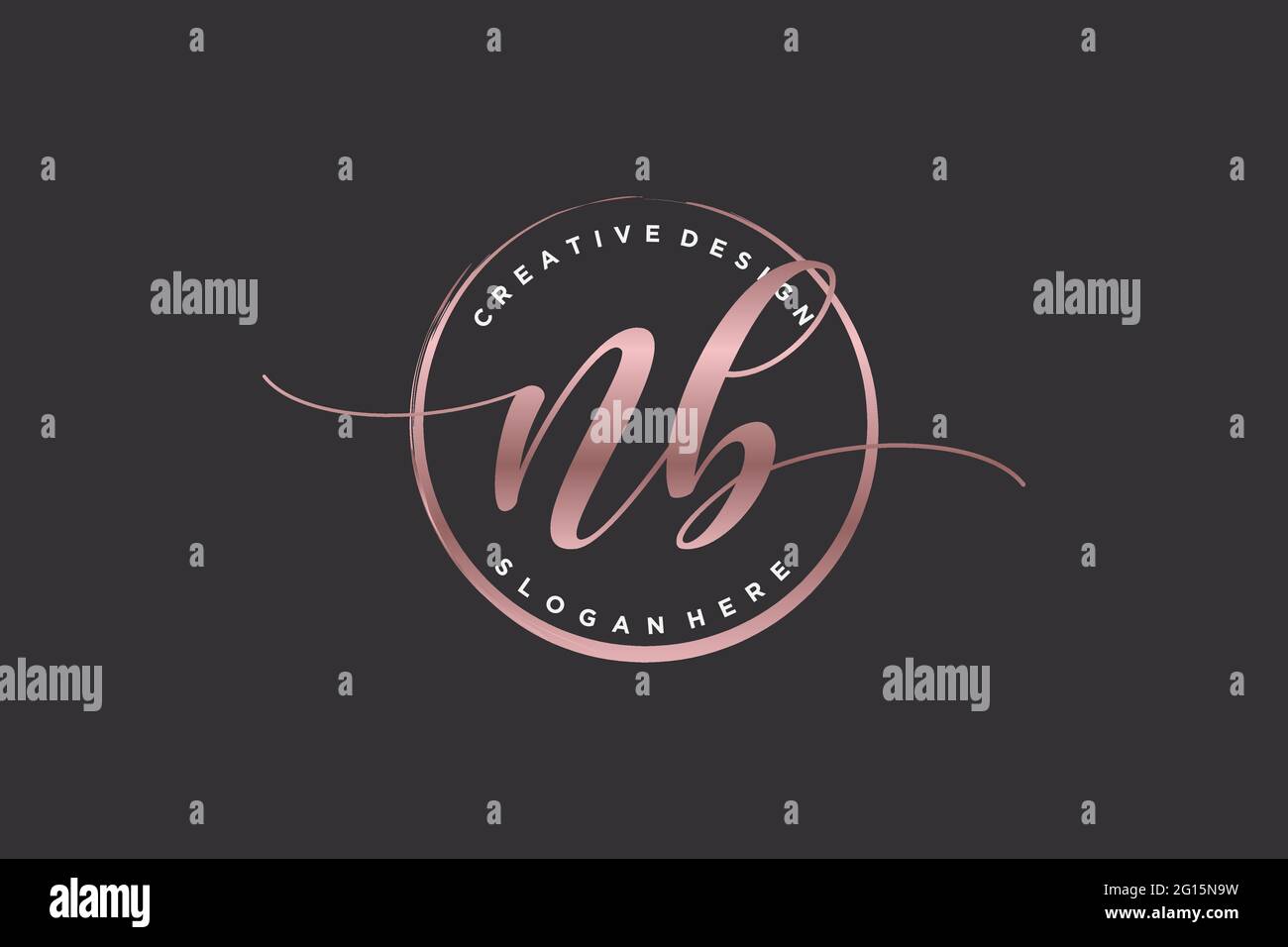 Nb signature Stock Vector Images - Alamy