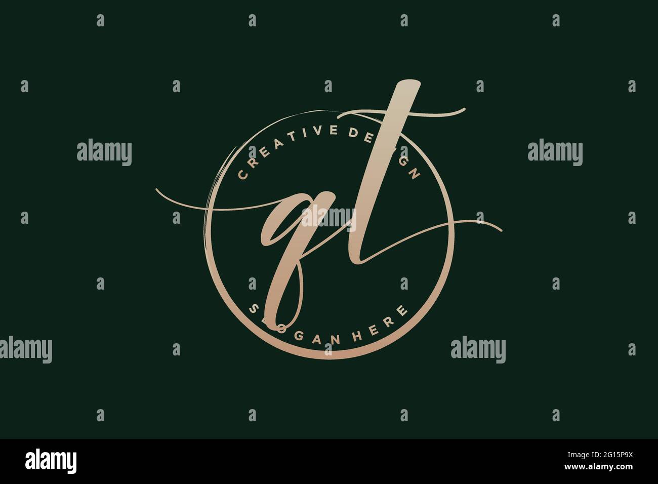 Qt initials logo Stock Vector Images - Alamy