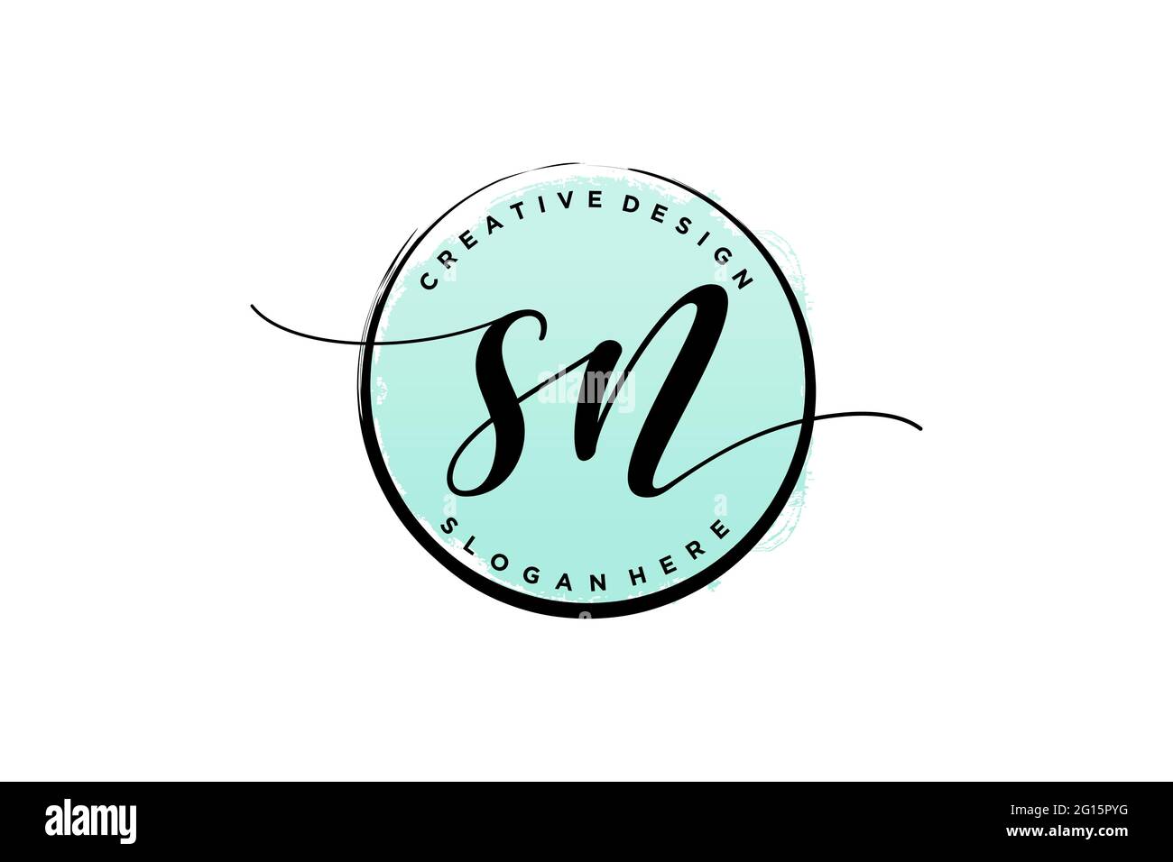 Letter Sn Logo High Resolution Stock Photography and Images - Alamy