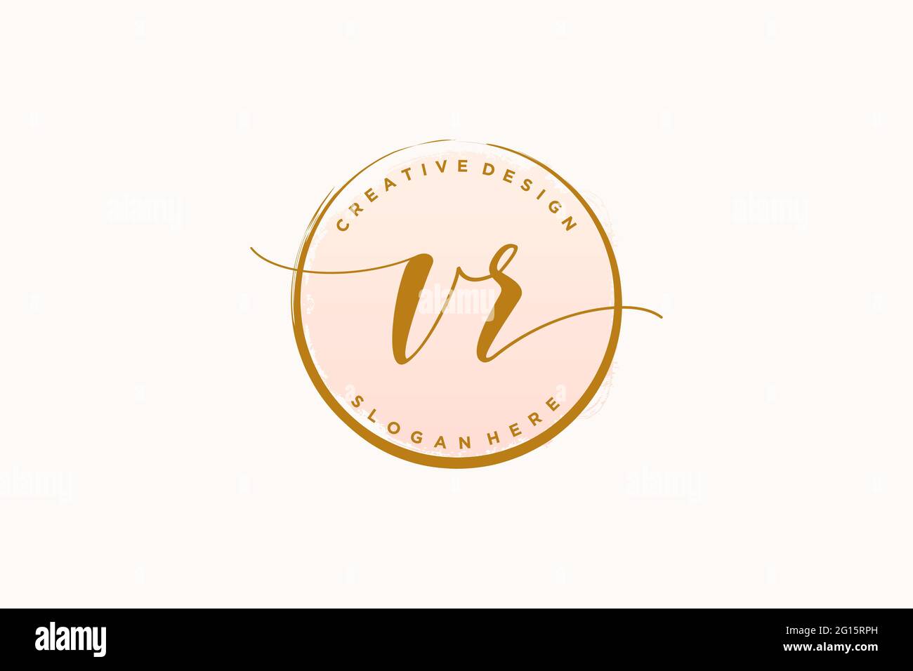 Vr business logo Stock Vector Images - Alamy