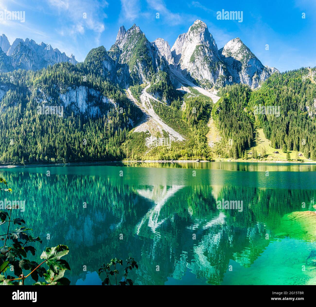 lake Gosau (Gosausee) in Salzkammergut, Austria Stock Photo - Alamy