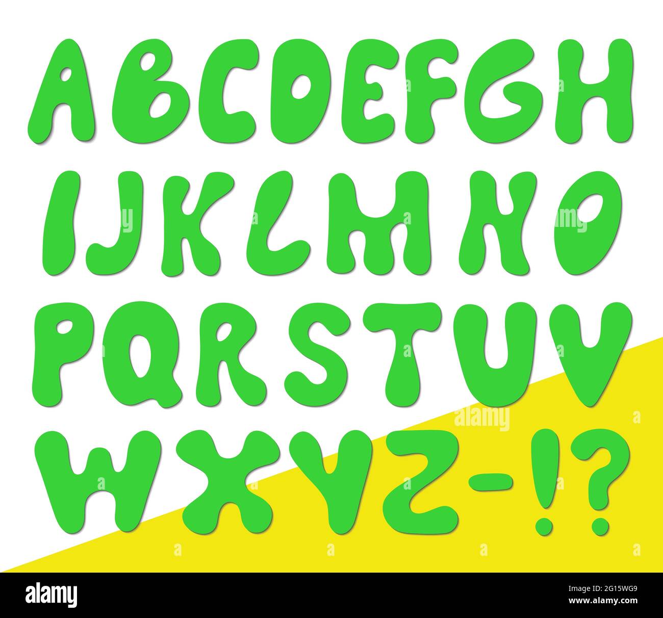 Alphabet letters for kids. Fun ABC Stock Photo - Alamy