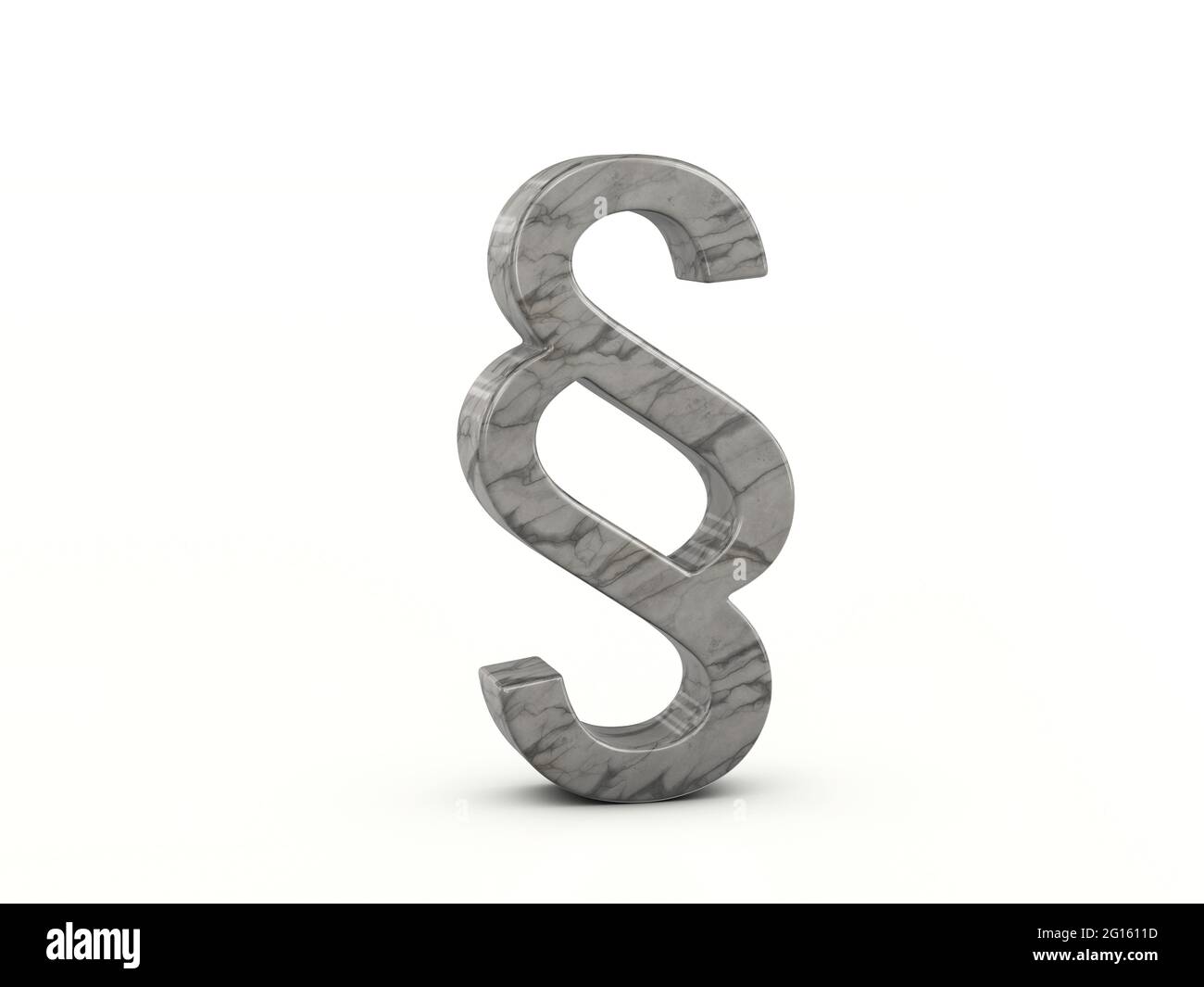 Marble section symbol on a white background. 3d illustration Stock ...