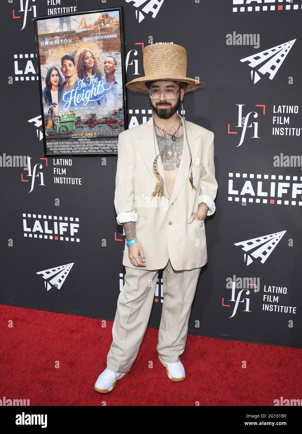 Los Angeles, USA. 04th June, 2021. Curly Velasquez arrives at the 2021 ...