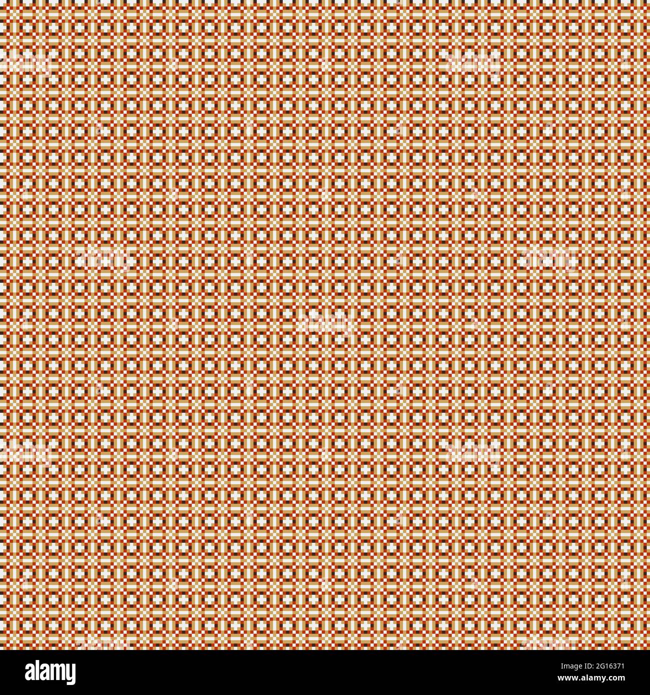 Abstract Cross-Pattern Dotted generative computational art illustration ...