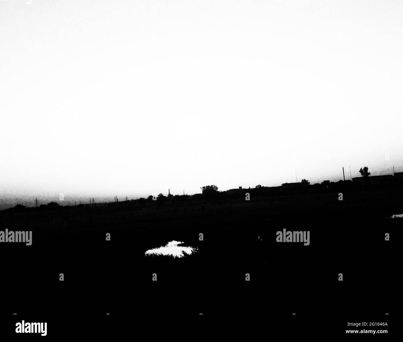 Green natural background out focus Black and White Stock Photos ...