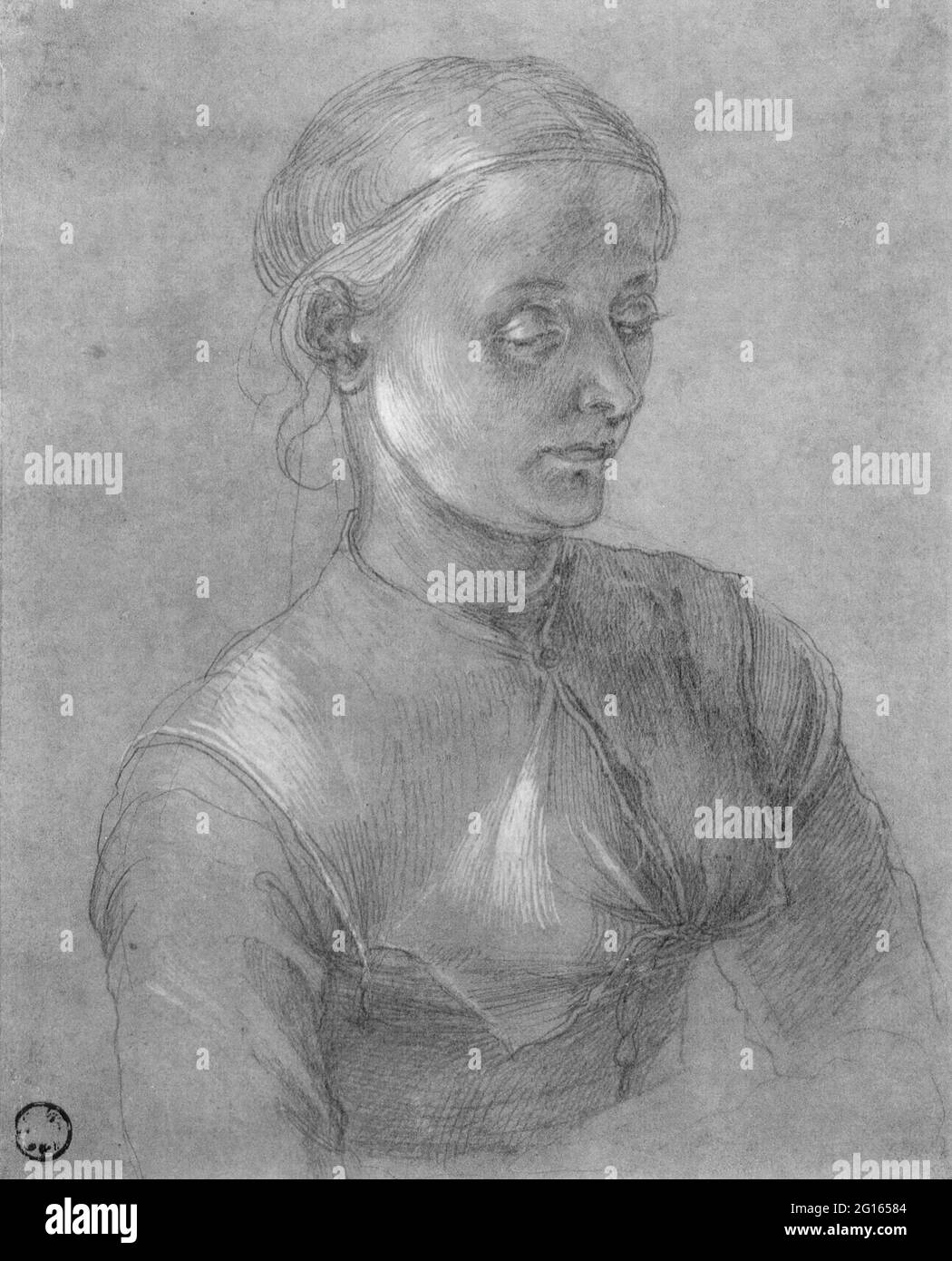Albrecht Dürer - Portrait Woman Agnes D Urer Stock Photo - Alamy