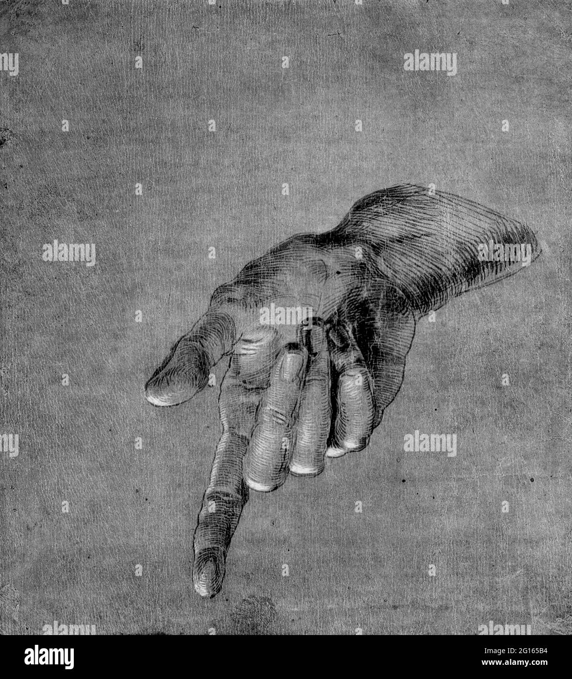 Albrecht Dürer - Right Hand an Apostle Stock Photo - Alamy