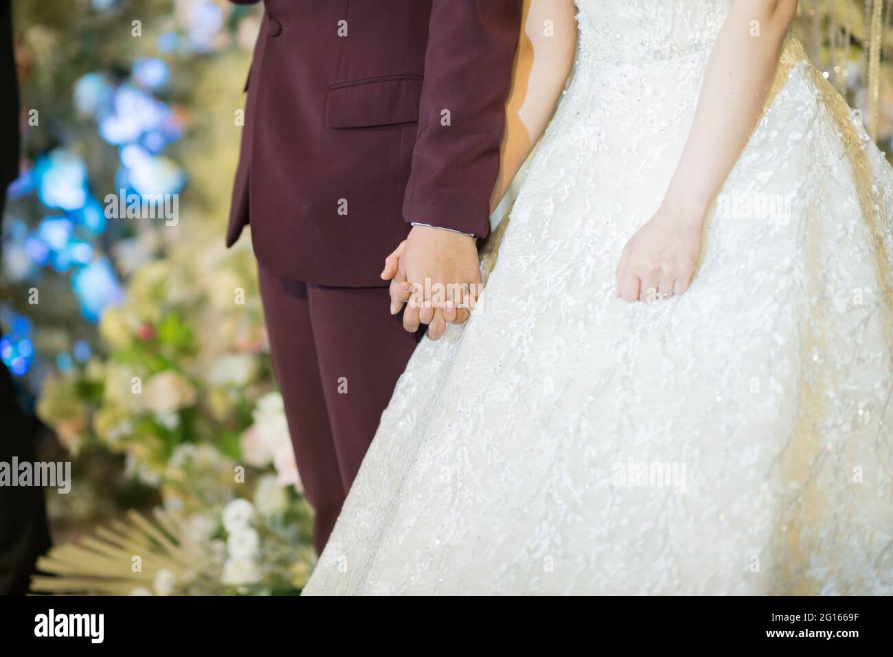 hand together love couple, romantic and happy concept, wedding couple ...