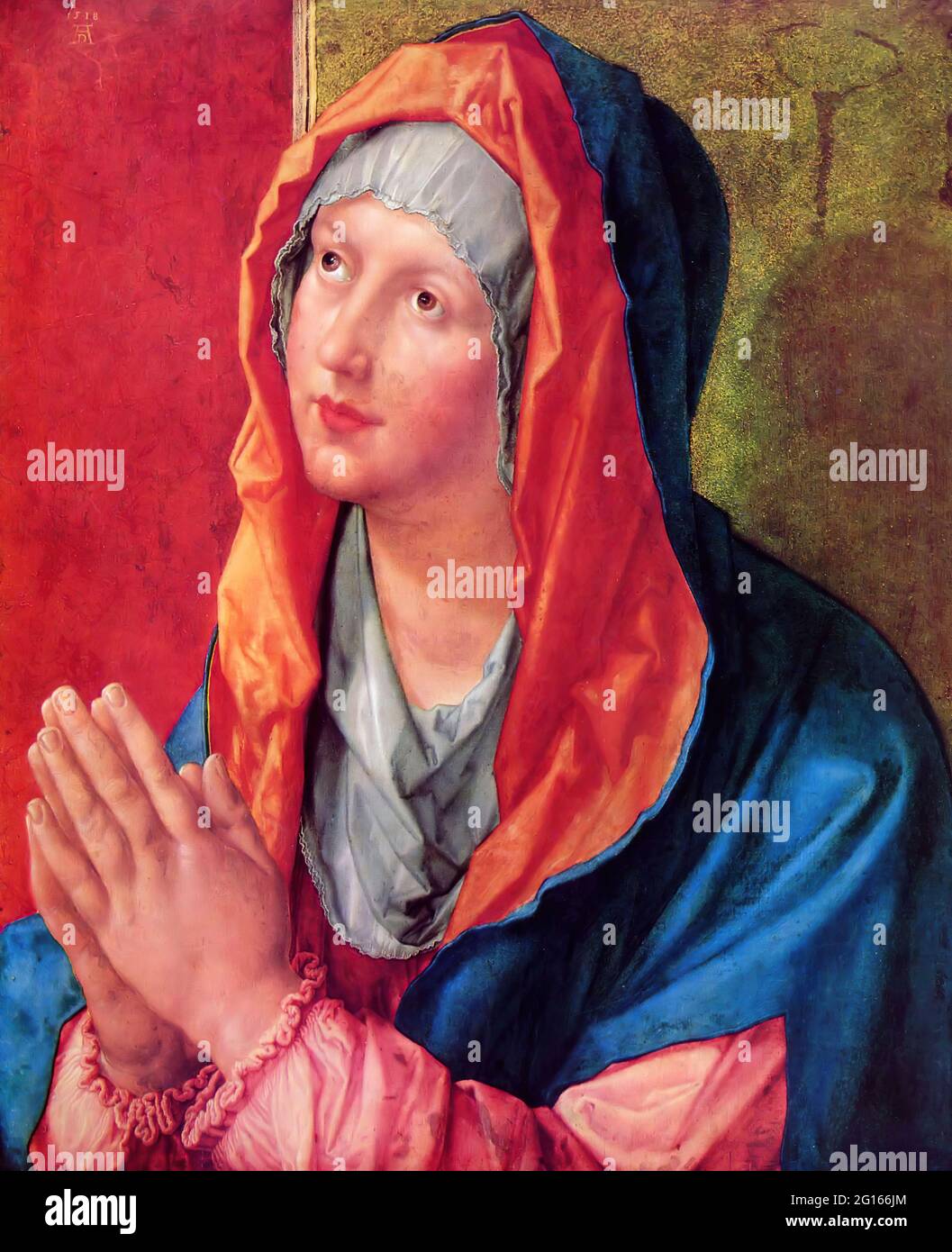 Albrecht Dürer - the Virgin Pra Stock Photo - Alamy