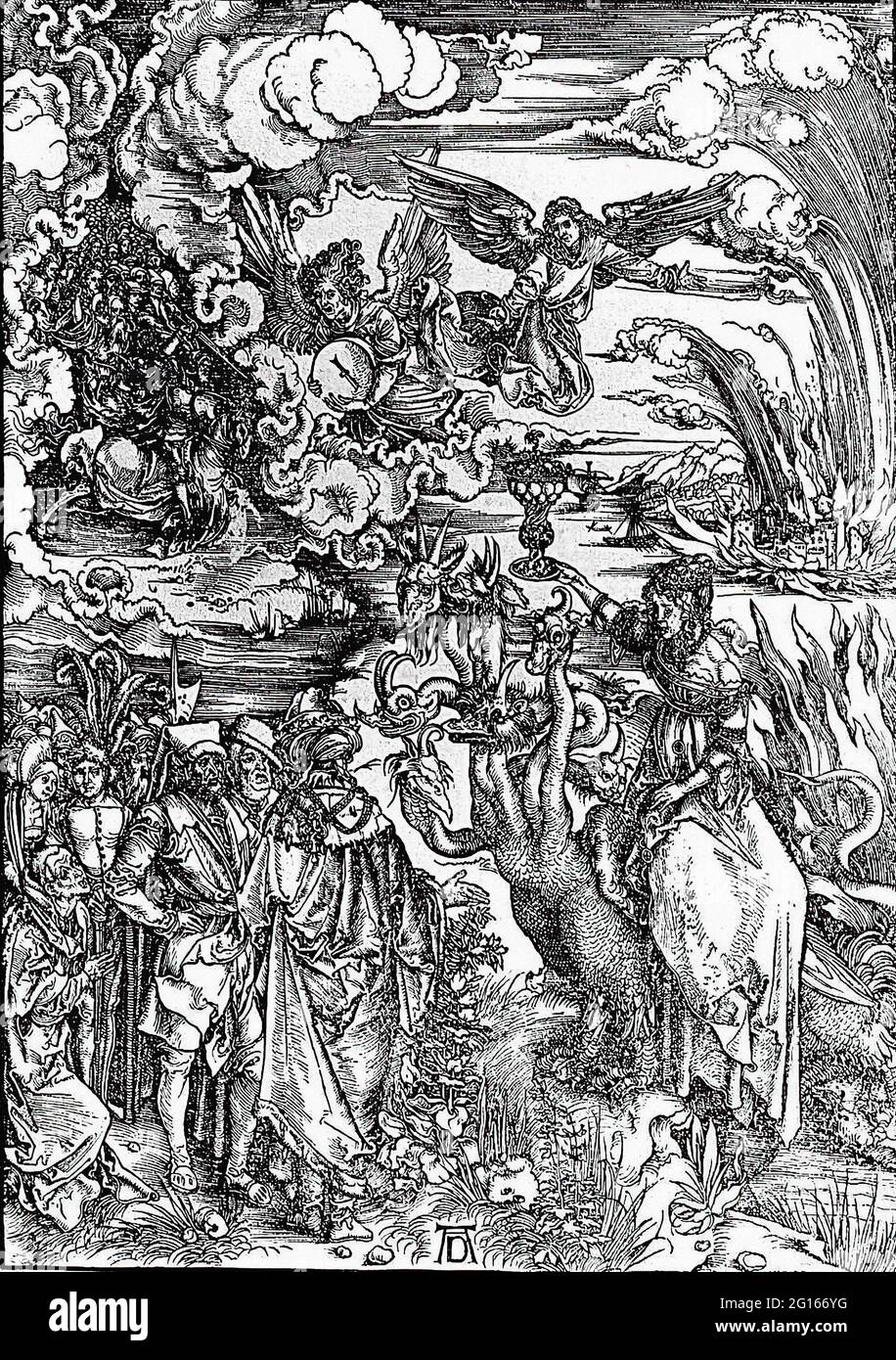 Albrecht Dürer - Whore Baylon 1498 Stock Photo - Alamy